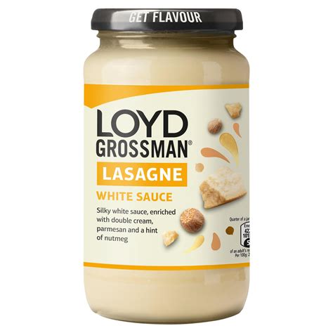 Loyd Grossman Lasagne White Sauce 440g Cooking Sauces And Meal Kits