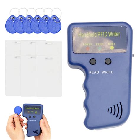 Buy 2025 New RFID Reader Writer Upgrade Portable Handheld ID Card Reader Writer RFID Card