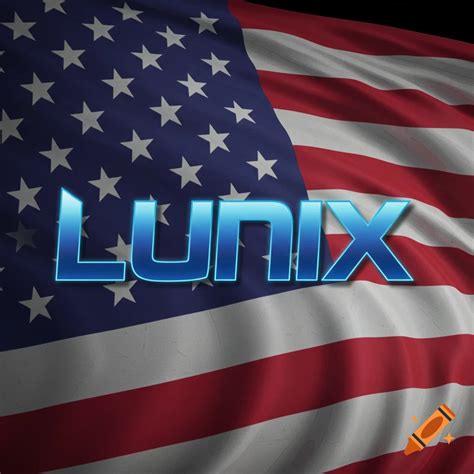 Lunix Logo With Usa Flag On Craiyon