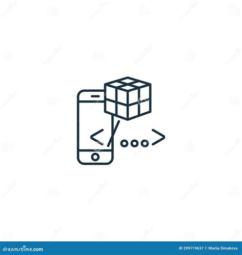 App Framework Icon Monochrome Simple Sign From App Development
