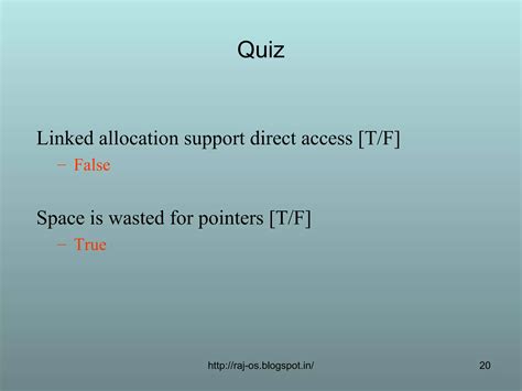 Allocation Methods Continuous Method47 Ppt