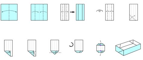 Origami Instructions Rectangle Box 3d ~ Make Origami Easy Instructions