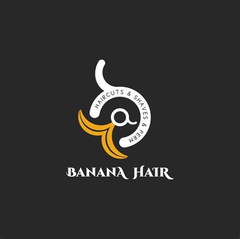 나디아트 미용실 로고바나나헤어 로고디자인 디자인 컨셉 미용가위의 손잡이부분과 바나나를 나디아트 미용실 로고바나나헤어 로고디자인 디자인 컨셉 미용가위의 손잡이부분과 바나나를