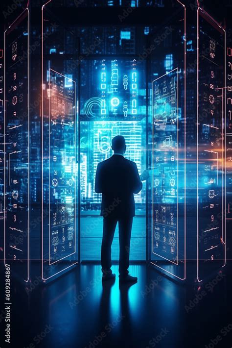 Significance Of Two Factor Authentication By Depicting A User Unlocking A Secure Digital Door