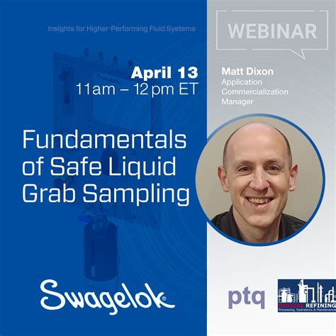 Swagelok Danmark On Linkedin Fundamentals Of Safe Liquid Grab Sampling