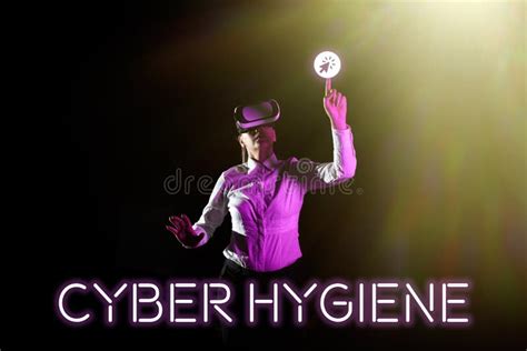Writing Displaying Text Cyber Hygiene Conceptual Photo Steps That Computer Users Take To