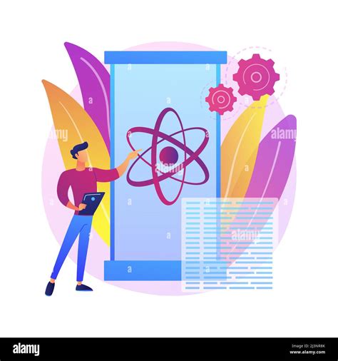 Quantum Computing Abstract Concept Vector Illustration Quantum Technology Future Computing