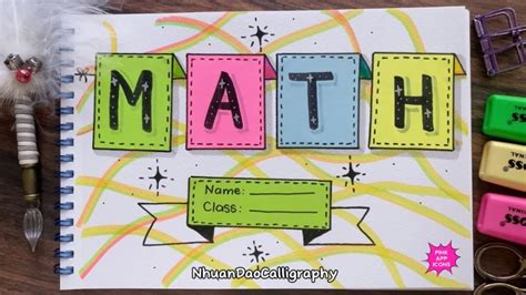 25 Best Maths Notebook Decoration Ideas