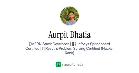posts by aurpit bhatia peerlist