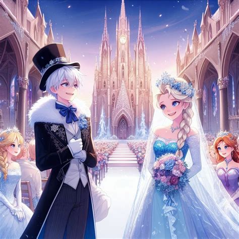 Elsa And Jack Frost Wedding 60 Photos