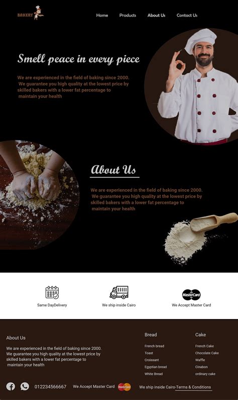 Bakery UI Design On Behance