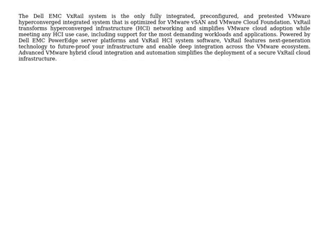 Vxrail Overview Dell Powerflex Storage With Vxrail Dynamic Nodes Dell Technologies Info Hub