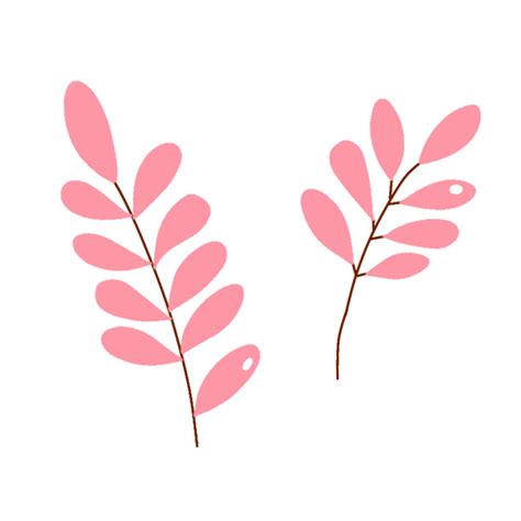 Beautiful Red Leaves PNG