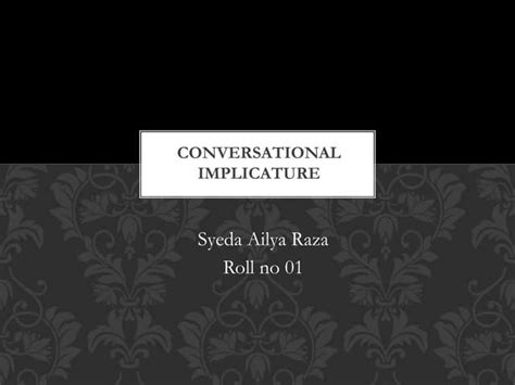 Explicit Versus Implicit Meaning Pptx