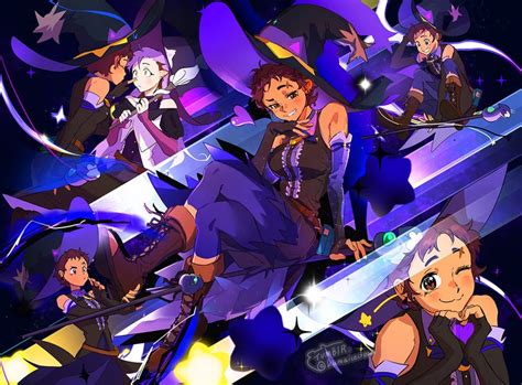 Luz Noceda Amity Blight Ghost And Stringbean The Owl House Drawn