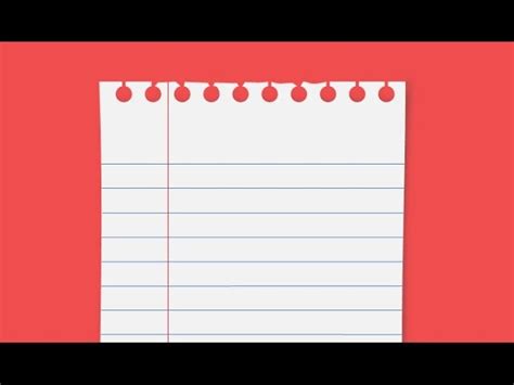 Notebook Background For Powerpoint Presentation