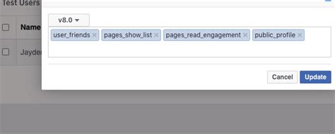 Facebook Graph Api Integration Permissions Needed For Pagesreadengagement While Using A Test