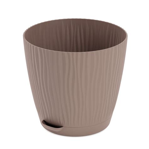 Горшок 2 л для цветов и растений настольный пластиковый цветочный горшок кашпо Альтернатива