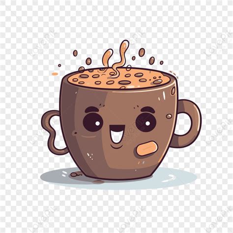 커피 컵 벡터상표만화클립 아트 Png 일러스트 무료 다운로드 Lovepik