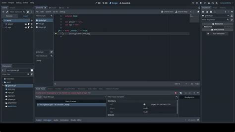 Godot 4 Basics 1 Global Script Variables Functions Youtube