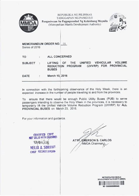 MMDA Number Coding Scheme Suspended From March Auto News