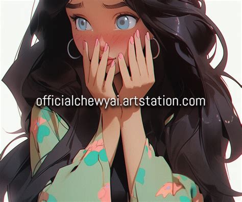 Artstation Blushing Girls Artworks Artstation Blushing Girls Artworks