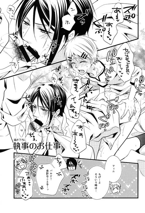 Rule 34 Greyscale Group Sex Highres Kuroshitsuji Monochrome Naoyang02