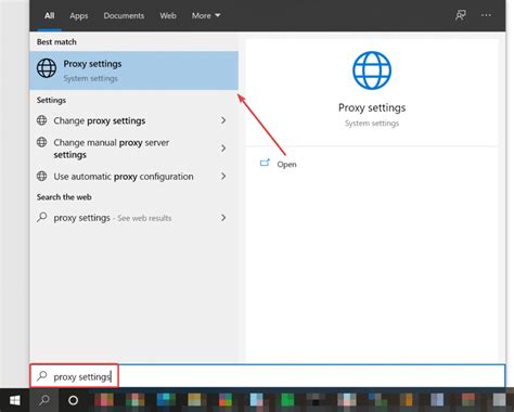 how to set up and use a proxy server on windows 10