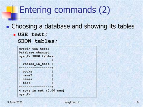 Introduction To Mysql Lecture 1 Pptx