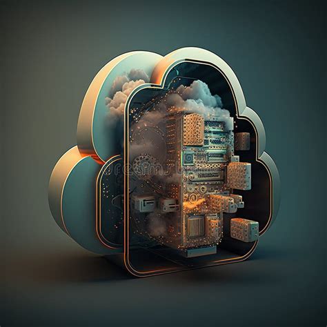 Cloud Computing Technology Concept Stock Illustration Illustration Of