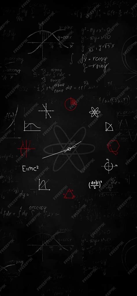 Premium Photo Math Symbols Background