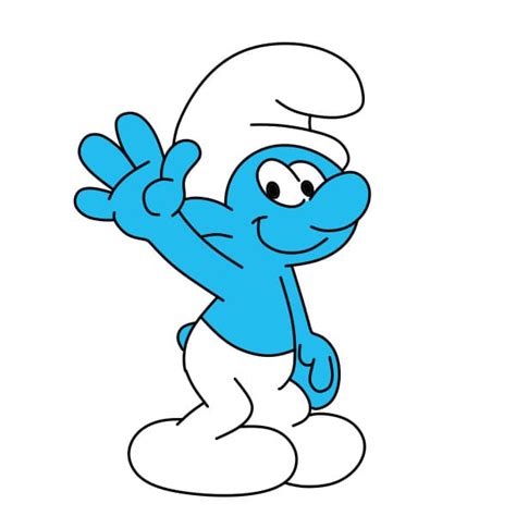 Speriamo Che Il Tutorial Su Come Disegnare Il Puffo Per I Bambini