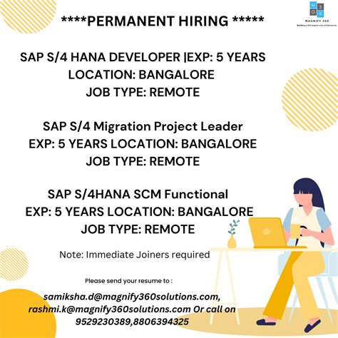 Dear All We Are Hiring For Following Consultants 1 Sap S 4 Hana… Magnify360 Hi Tech Solutions