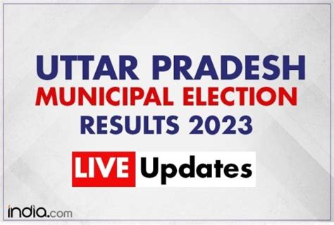 Up Municipal Election Nikay Chunav Results 2023 Bjp Sweeps Local Body