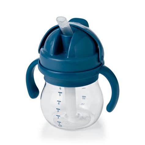Transitions Straw Cup with Removable Handles Spill Proof Baby Sippy ...