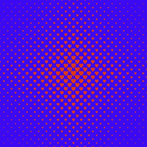 하프 톤 하트 패턴 배경 사랑 그래픽 벡터 Ai Eps Uidownload