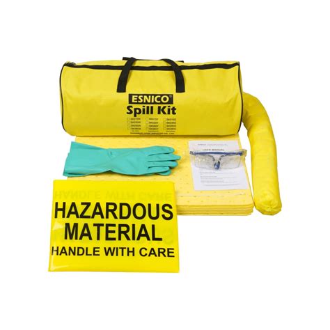 Portable Spill Kit Hazardous Chemical 15l Sk015y Esnico