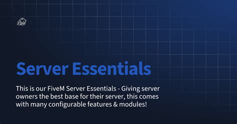 Server Essentials Paid Development Docs