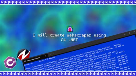 do webscraping using dotnet c sharp by bl3ndike fiverr