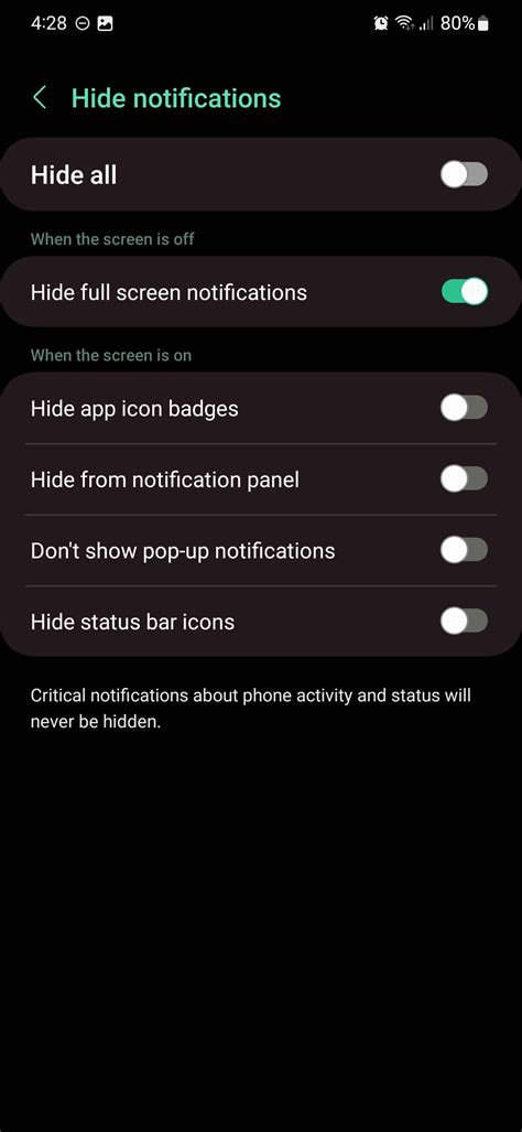 one ui feature focus color notification pop ups by keywords sammobile