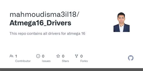 GitHub Mahmoudisma3il18 Atmega16 Drivers This Repo Contains All Drivers For Atmega 16
