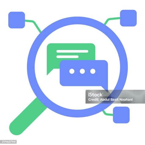 사용자 쿼리 해석 아이콘입니다 데이터 해석을 나타냅니다 사용자 입력 분석 쿼리 처리 자연어 처리 벡터 편집 가능 아이콘입니다 0