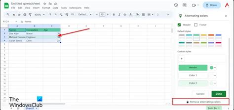 How To Change Cell Color In Google Sheets