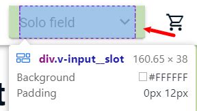 Css How To Remove Padding From V Select Component In Vuetify Stack