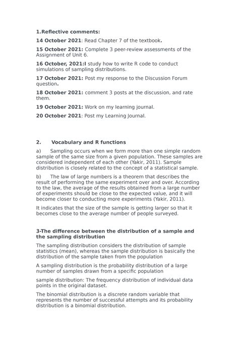 Learning Journal Unit 7 1 Comments 14 October 2021 Read Chapter 7