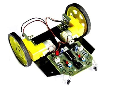 Skema Rangkaian Robot Line Follower Dengan Pengatur Kecepatan Motor Foxify