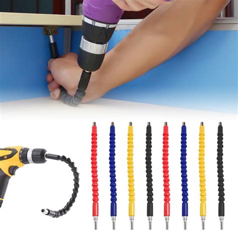 2pc Flexible Drill Bit Extension Drill Bit Extension Flexible Drill Bit Extension Bendable