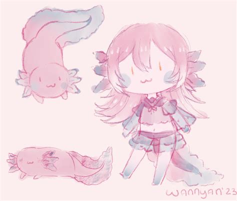 Axolotl By Wannyan On Deviantart
