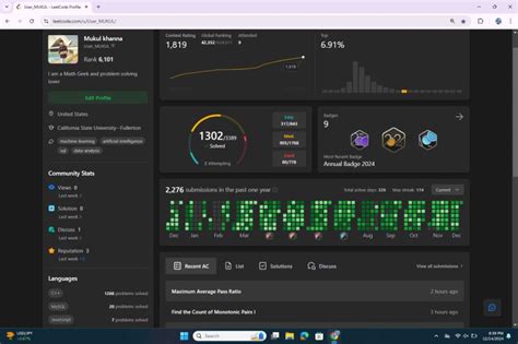 Problemsolving Dsa Algorithms Systemdesign Csuf Csu Mukul Khanna