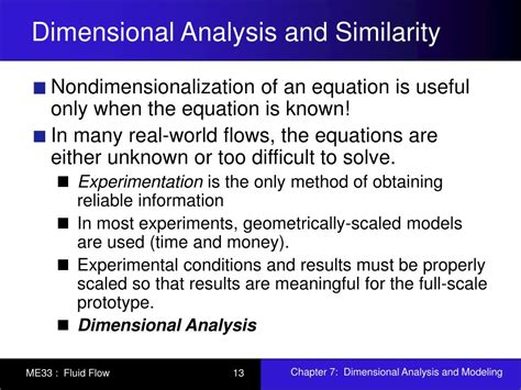 PPT Chapter Dimensional Analysis And Modeling PowerPoint Presentation ID